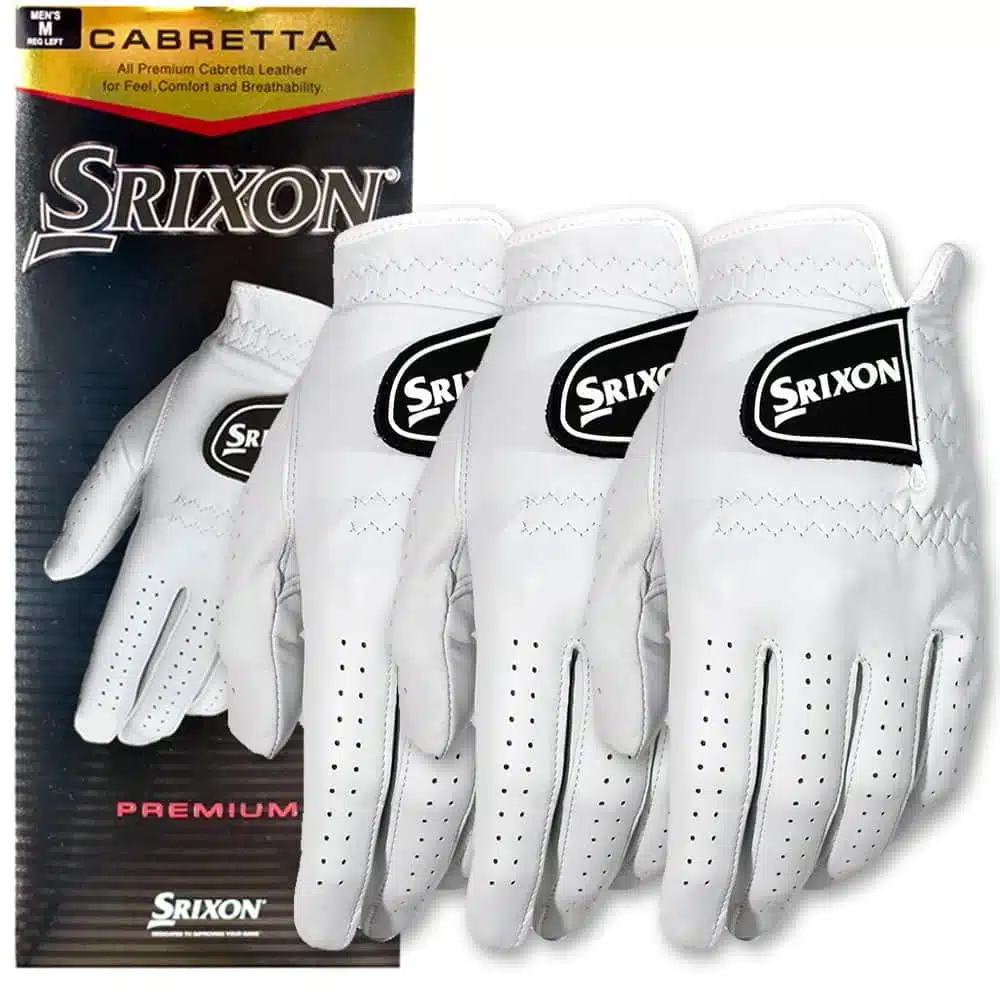 Srixon Cabretta Leather Golf Glove (3-Pack) - Golf USA
