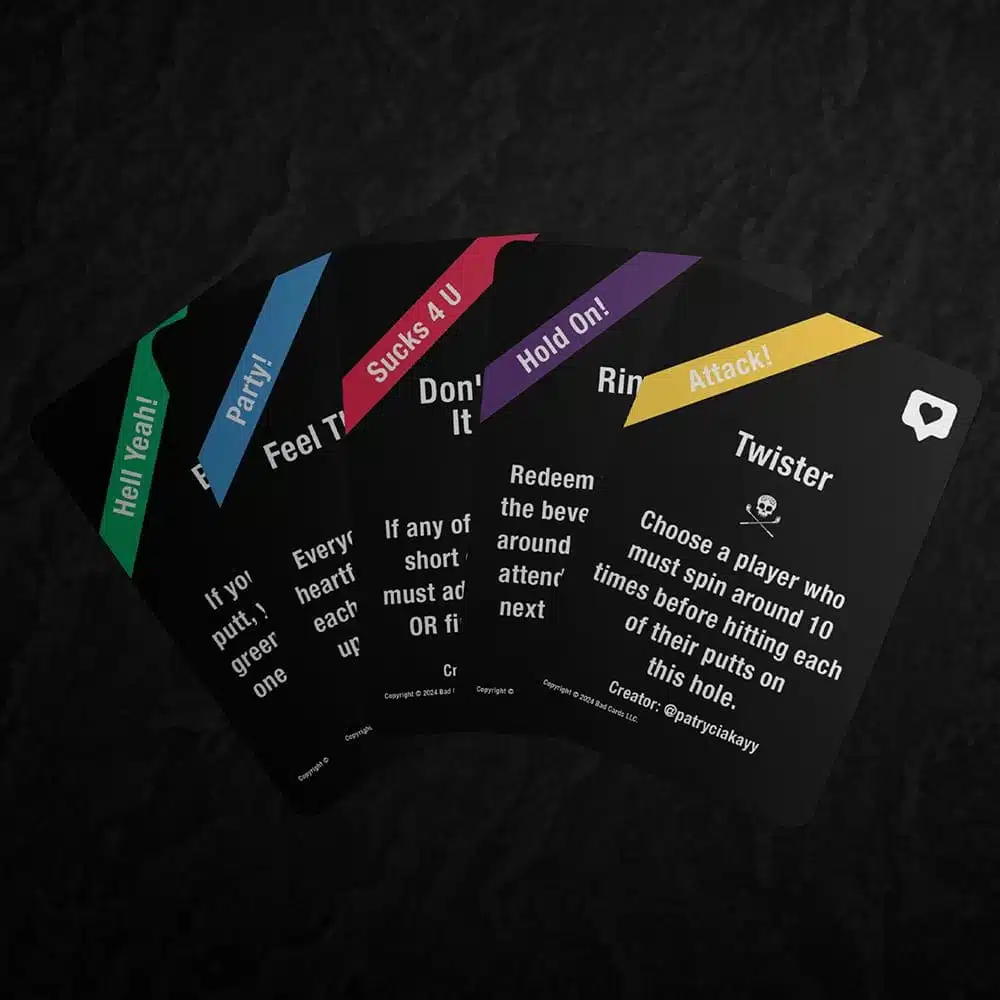 Bad Cards Fore Good Golfers Under The Influencer Expansion Pack - Golf USA